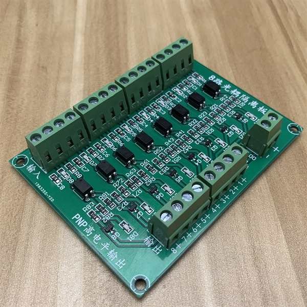 8-channel Photoelectric Isolation Board Module PLC Signal Level Voltage ...