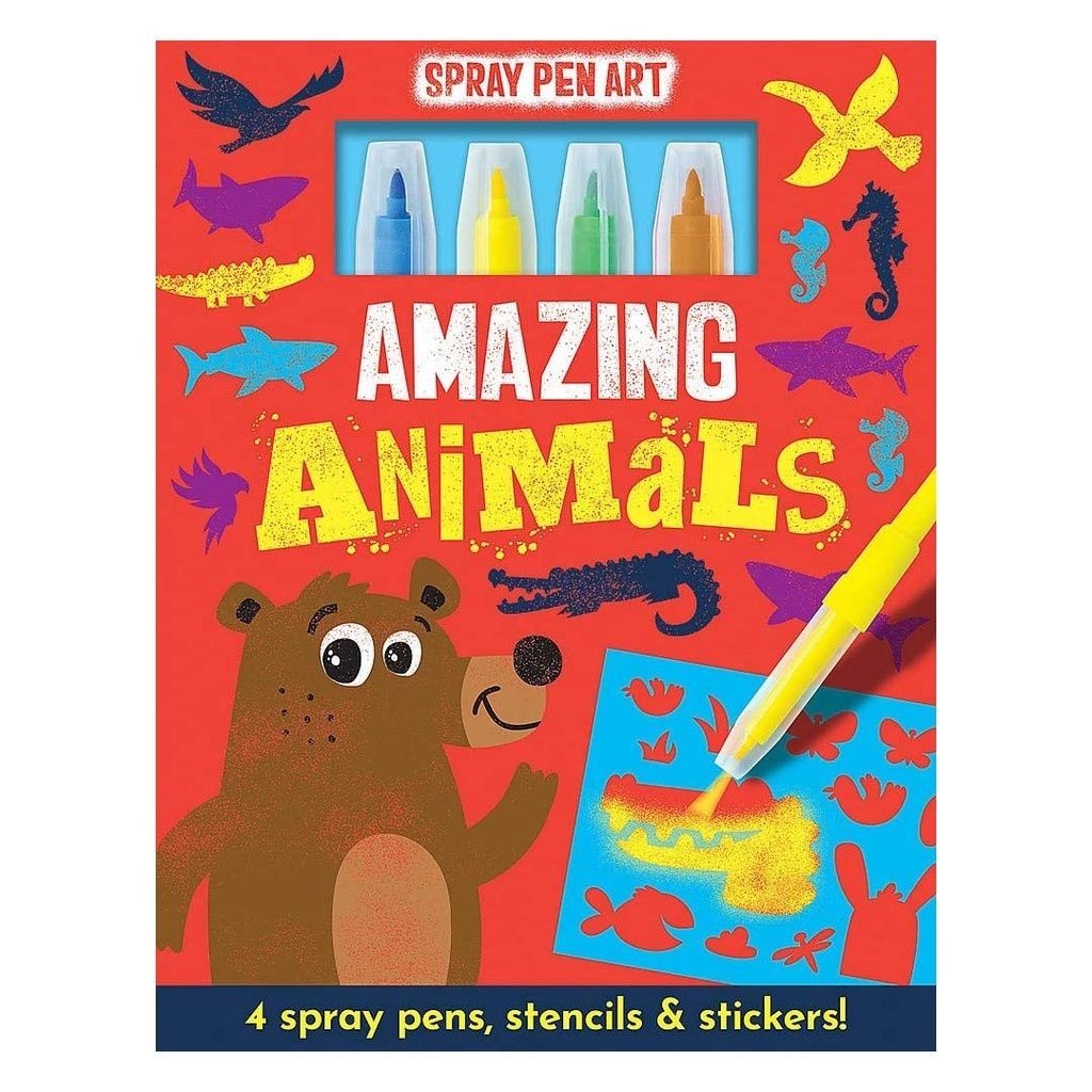 Spray Pen Art Amazing Animals | Shopee Singapore