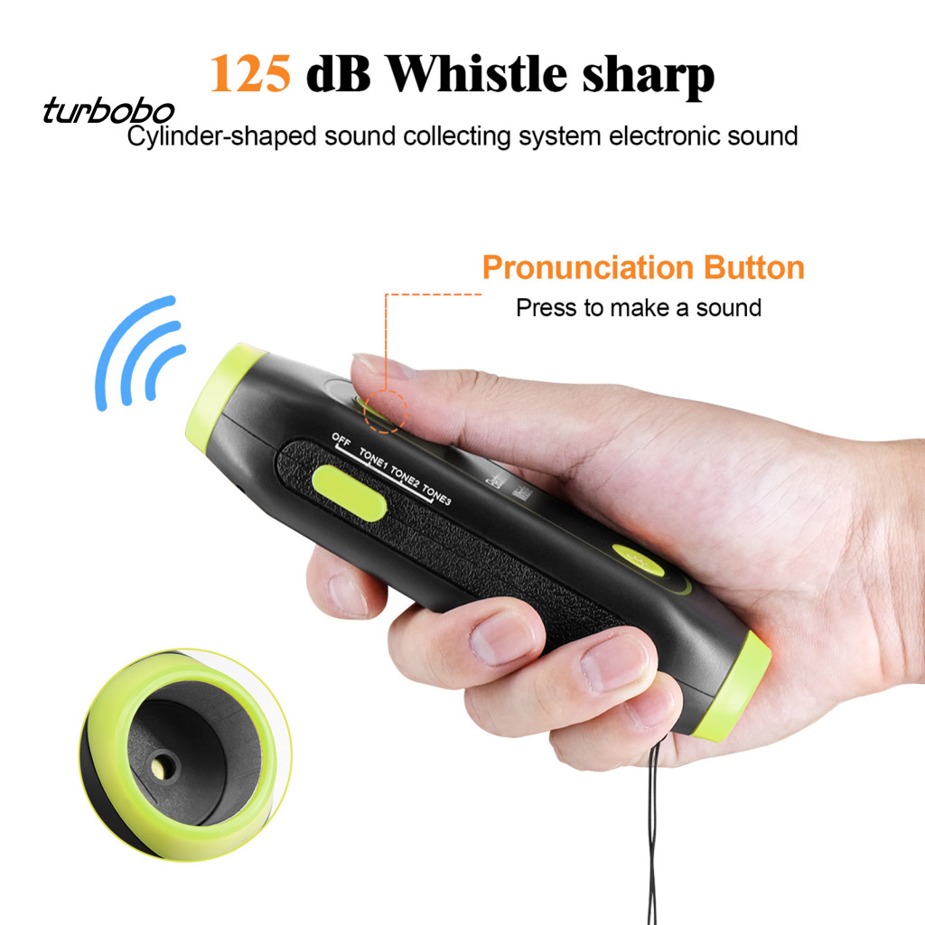 turbobo Electronic Whistle Crisp Sound High Decibel Compact Size ...