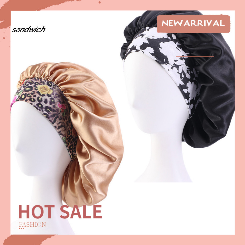SAND Hair Protection Sleep Cap Hair Nightcaps 2 Pcs Extra Silk Satin ...