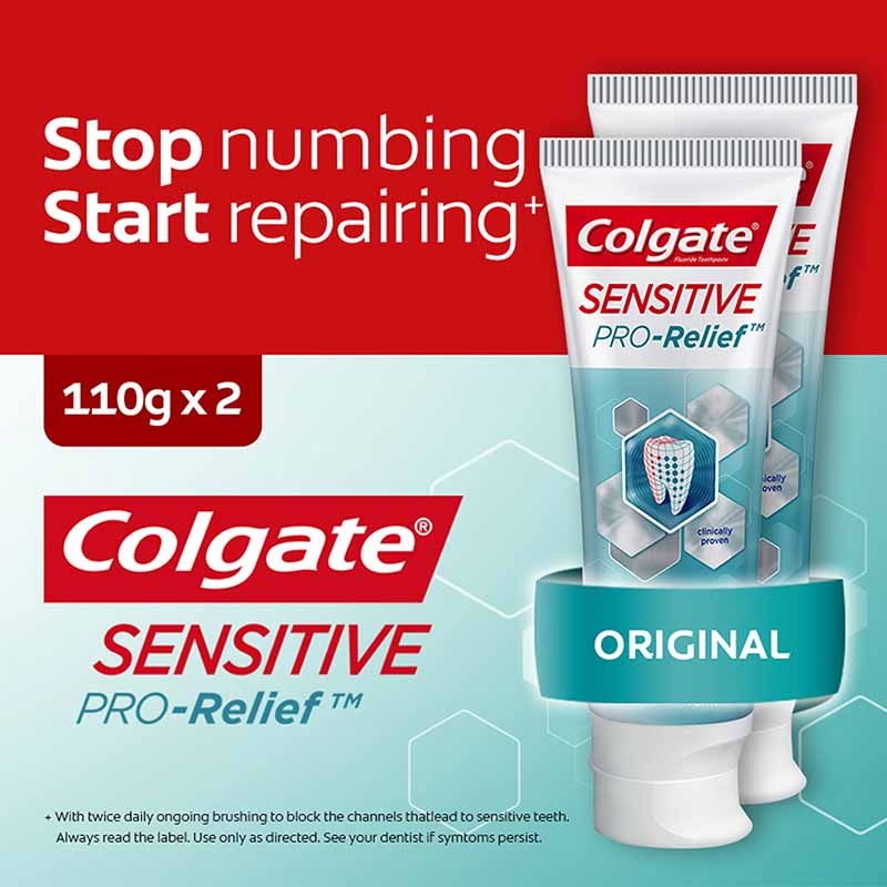 Colgate Sensitive Pro Relief 2X110G | Shopee Singapore