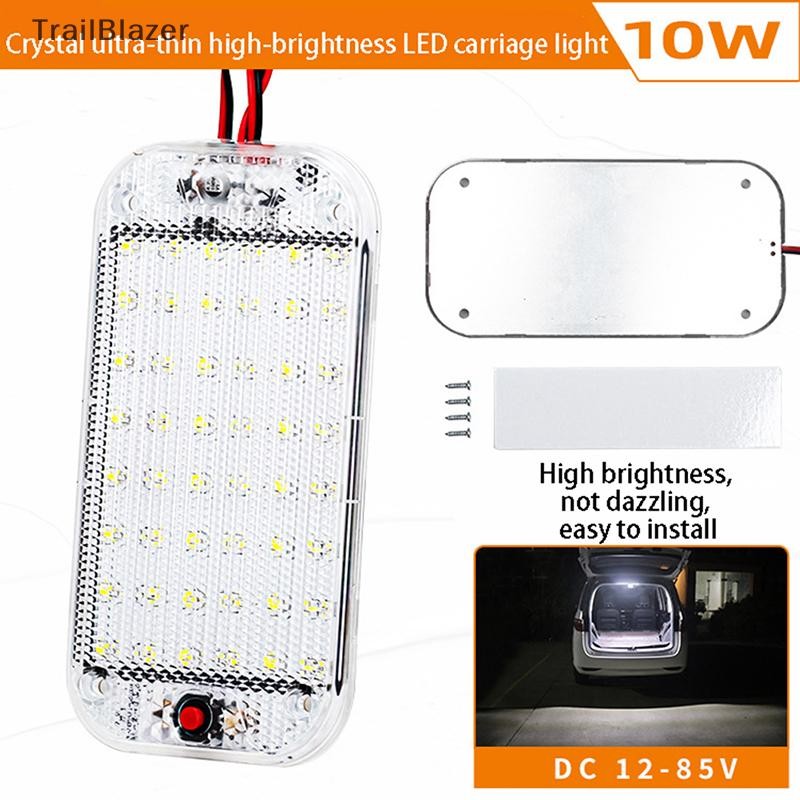 【TBSG】 48 LED Panel Light Car Interior Reading Lamp High Brightness ...