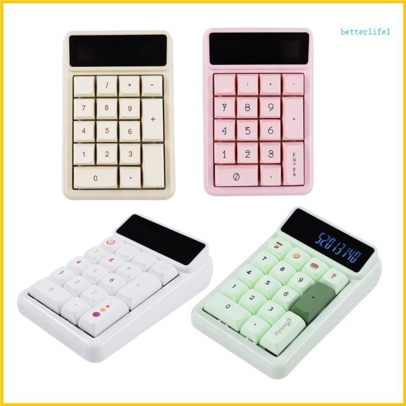 BTM KM17 Ergonomic Numeric Keypad with Auto Sleep 17Keys Mechanical ...
