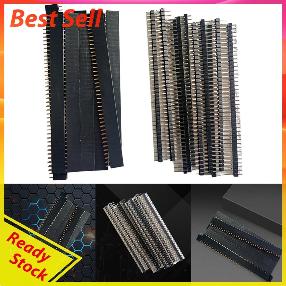 20Pcs 2.54mm 40Pin Female Socket Pin Header Strip Single Row for ...