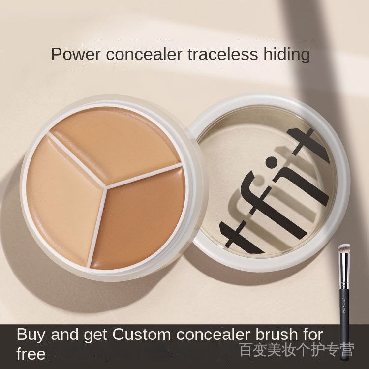 TFIT Three-color Concealer Palette for Dark Circles, Acne Marks, Tri ...