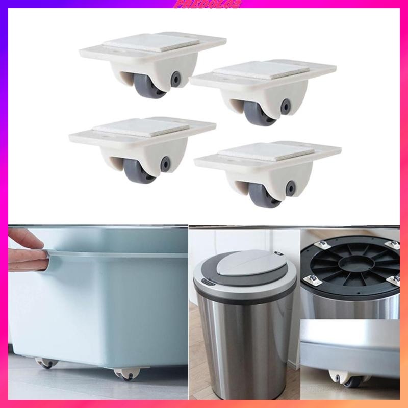 [Predolo2] 4x Self Swivel Casters Drawer Storage Box Trolley Carts ...