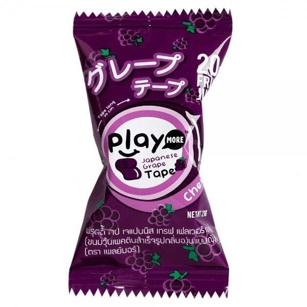 Playmore Grape Flavored Rolled Gummy Candy (21g pack) (Package ...
