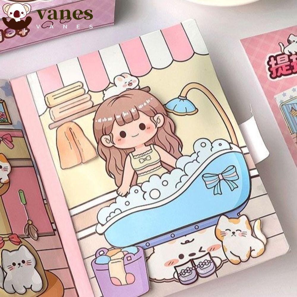 VANES Pinch Music Quiet Book, Sticker Book Kawaii Telado Busy Book ...