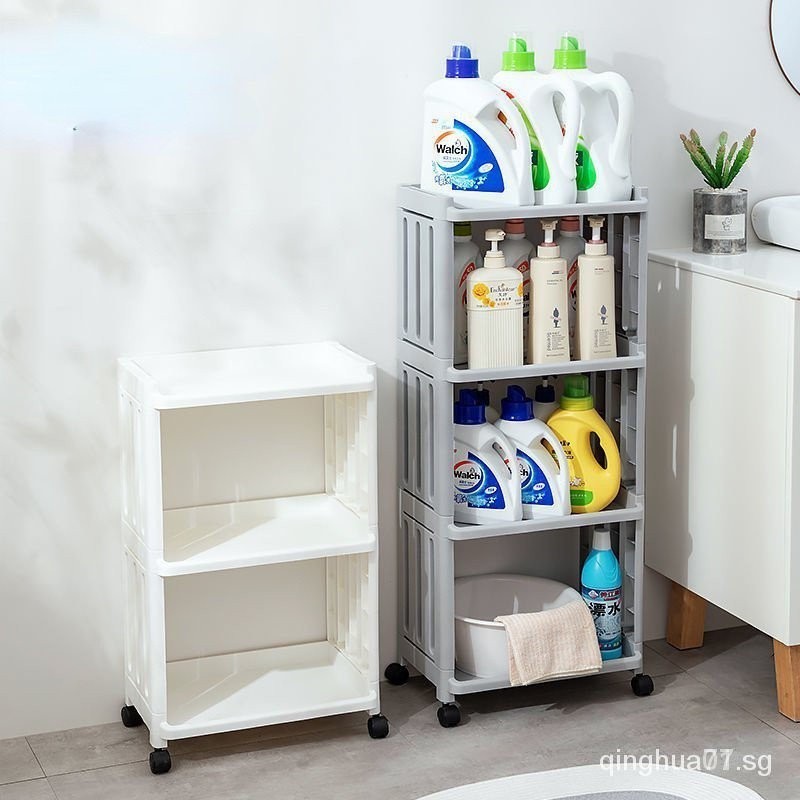 Toilet storage rack Floor to floor toilet shampoo shower gel storage ...
