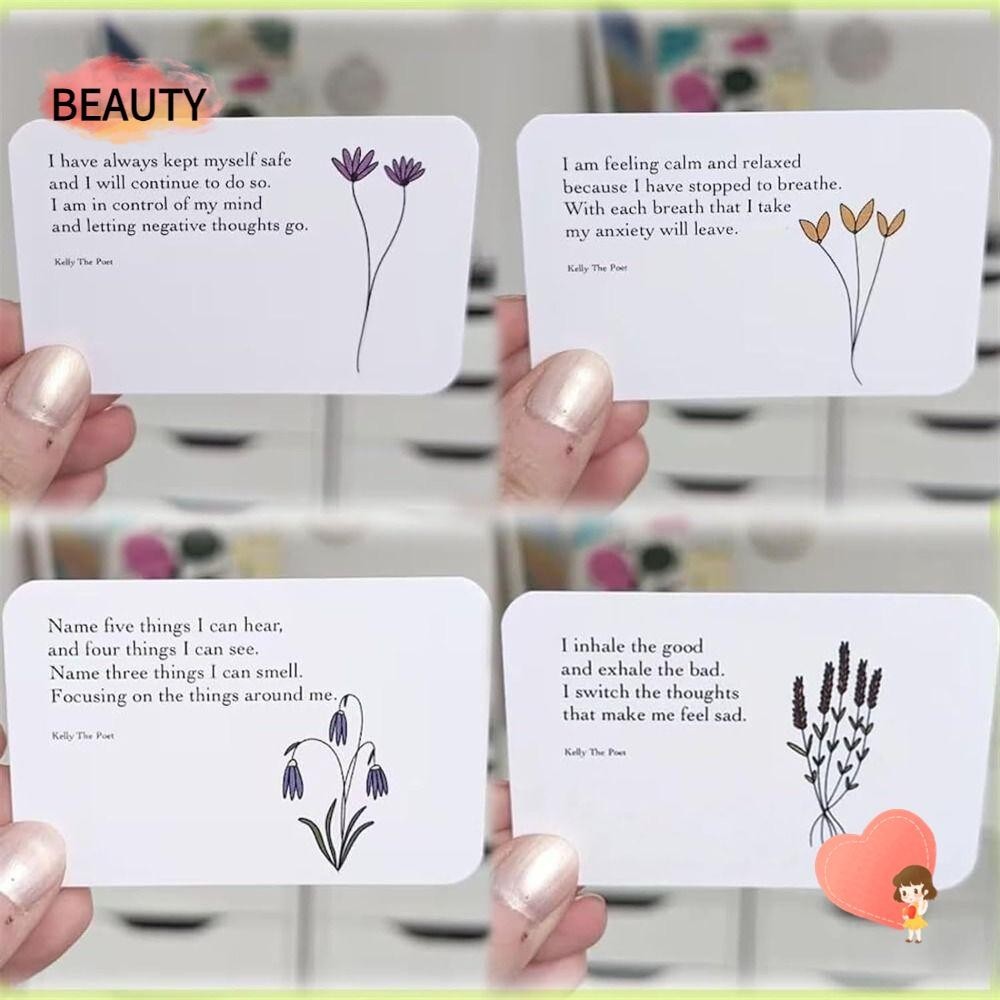 BEAUTY Anxiety Relief Pocket Poems, Anxiety-Relieving Paper Anxiety ...
