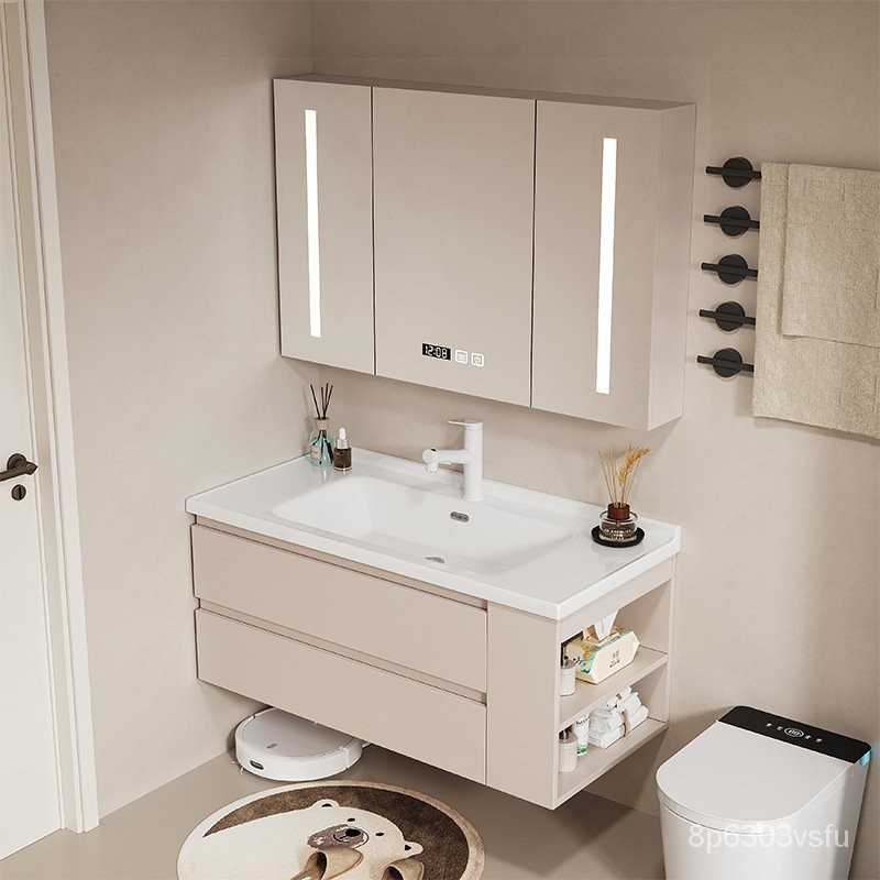 Simple Wash Basin Small Apartment Ceramic Whole Washbin Bathroom ...