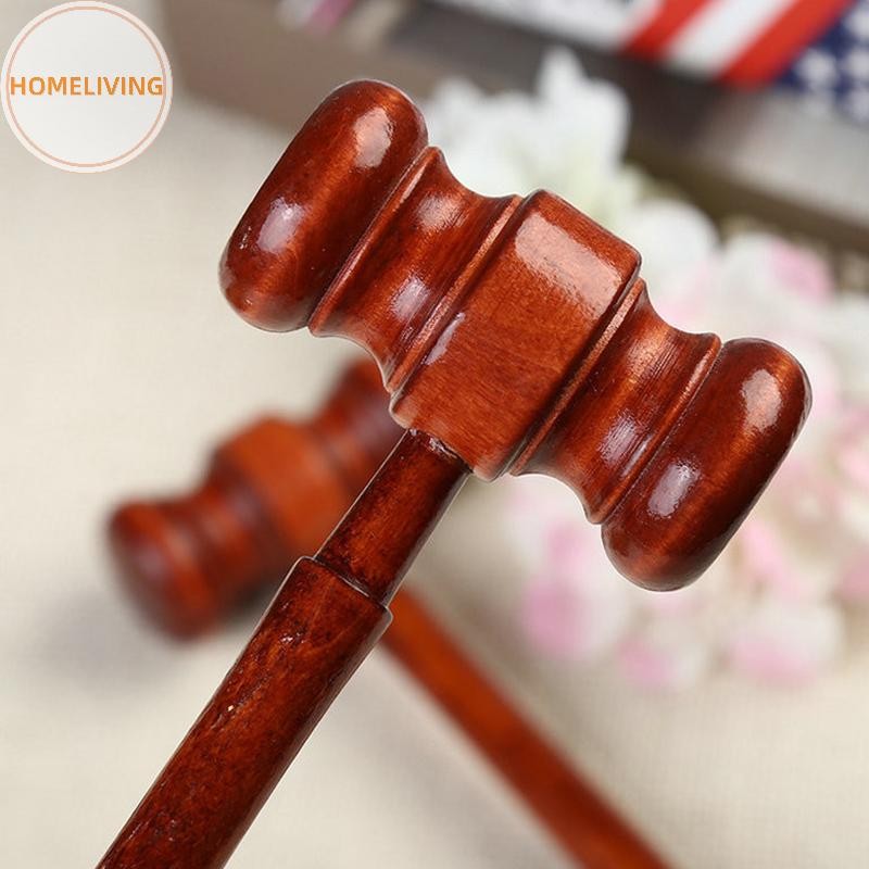homeliving Mini Hammer Lawyer Decoration Hammers Judge Hammer Wooden ...