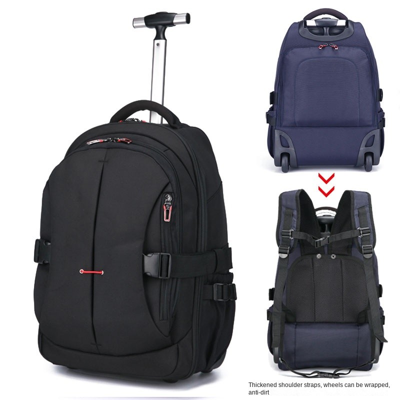 Trolley Luggage Backpack Travel Bags Women Cabin Carry on Backpack with ...