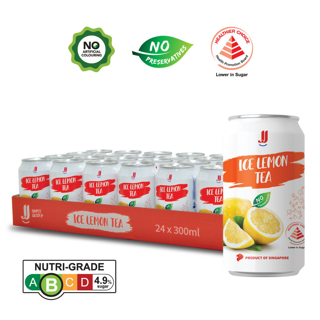 [1 Carton] JJ Ice Lemon Tea (24x300ml) | Shopee Singapore