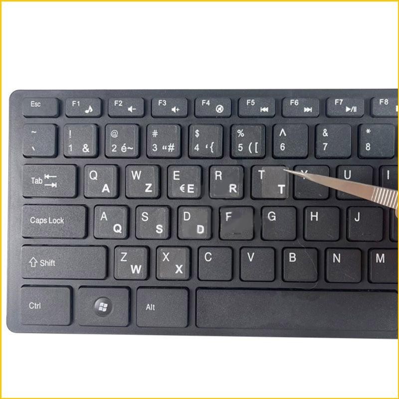 KOK French Keyboard Stickers PVC Frosted Sticker Transparent Background ...