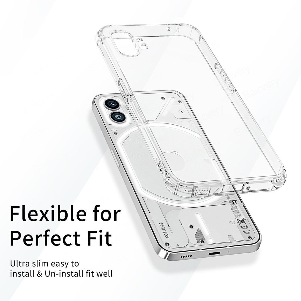 Nothing Phone 1 Phone1 Casing Cover TPU Silicon Soft Full Protective ...
