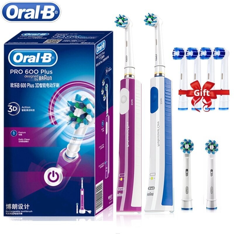 Oral-B 3D Sonic Electirc Toothbrush CrossAction Clean Smart Electronic ...