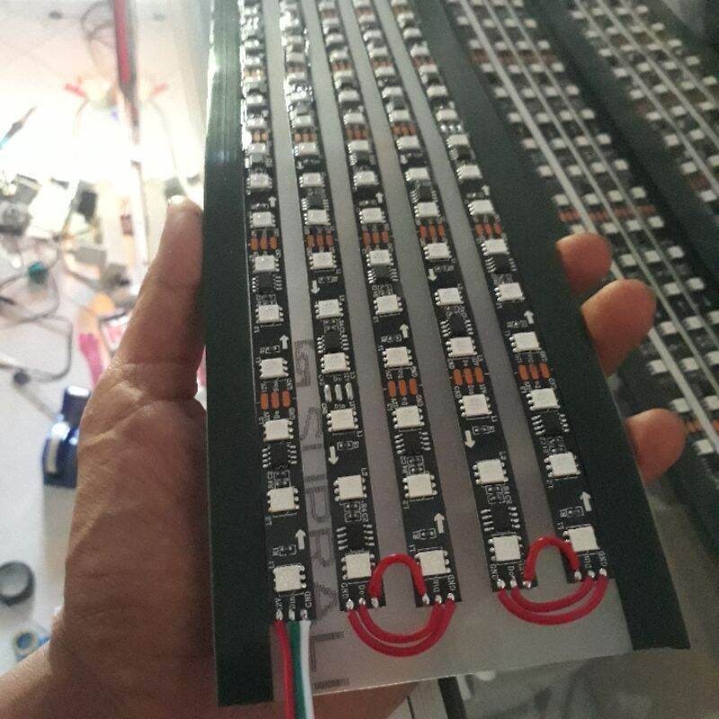 Led Strobe Light Glass RUNNING TEXT 5 Rows 12V/24V | Shopee Singapore