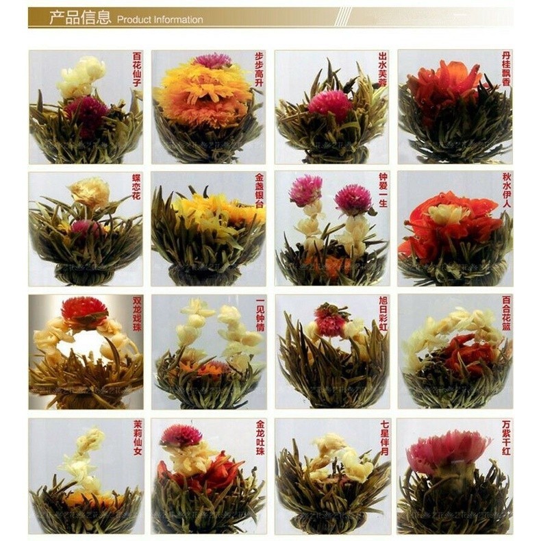 130g 16 Kinds of Handmade Blooming Flower Tea Organic Herbal Tea Healthy Drink 130g 16 Kinds of ...
