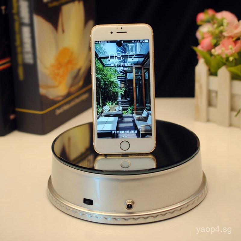 Store Window Display Props Electric turntable Ornament Promotional ...