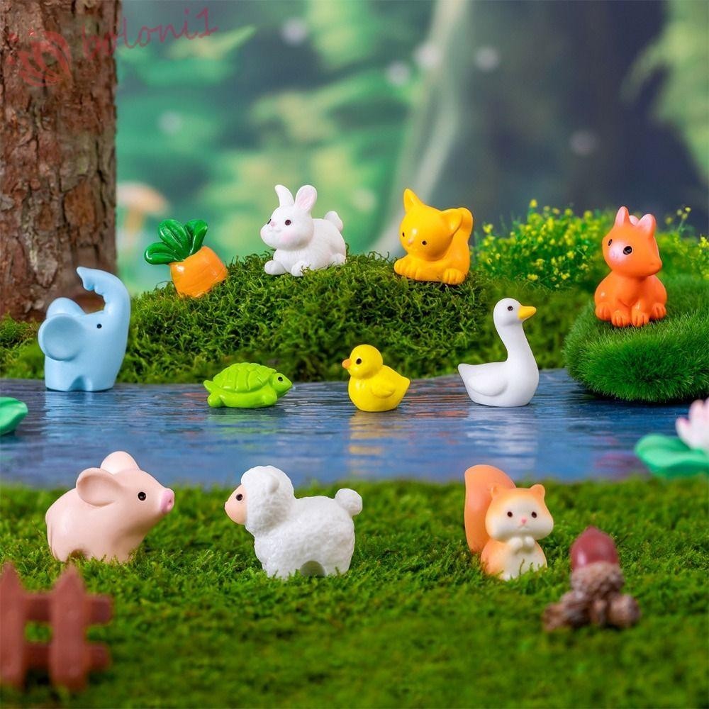 [READY STOCK] Zodiac Animals Miniatures, Cat Duck Sheep Squirrel Frog ...