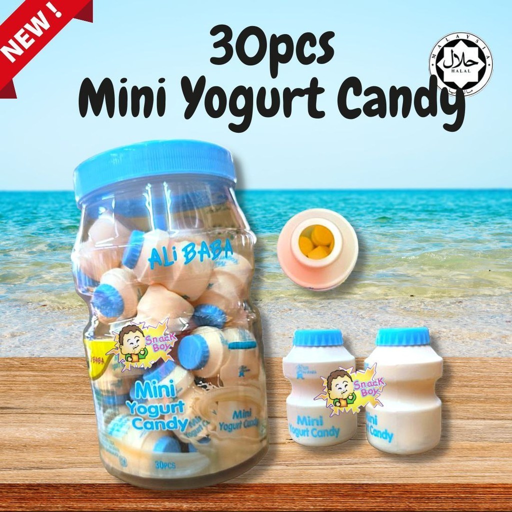 30pcs Ali Mini Yogurt Candy Milk Small Bottle Tablet Candy (Halal ...