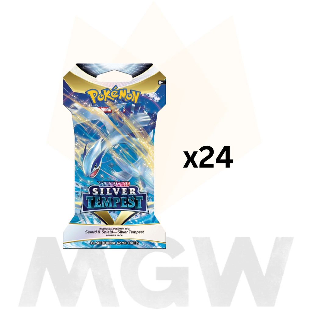 Pokemon TCG SS12 Silver Tempest Sleeved Booster x24 Factory Sealed Random Artwork | Shopee Singapore