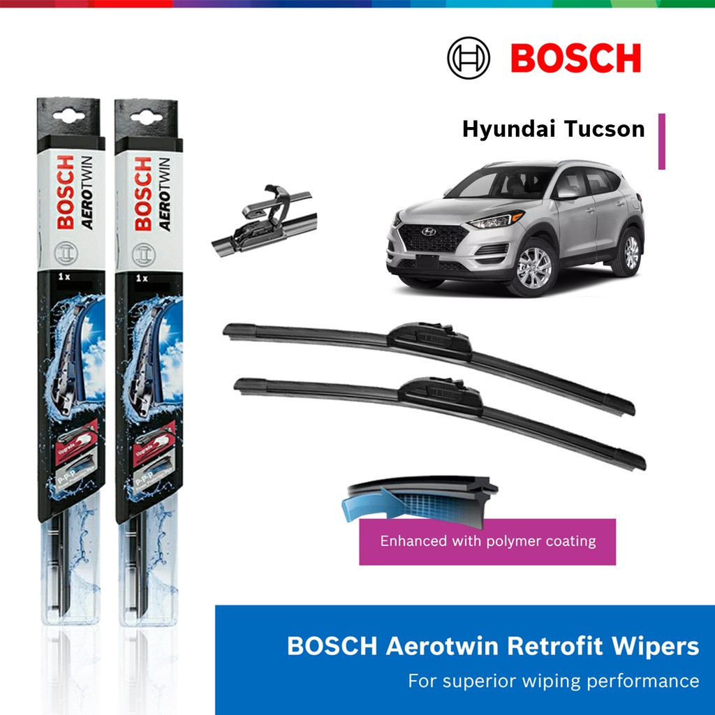 Bosch Aerotwin U-Hook Wiper Set for Hyundai Tucson (26"/16") | Shopee Singapore
