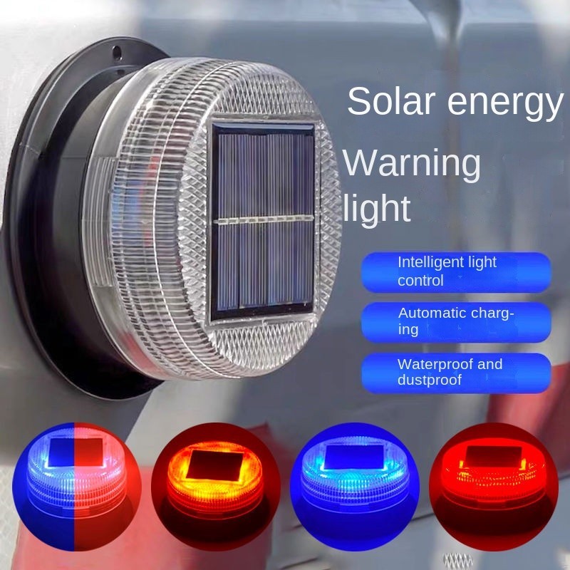 【XMY】Solar powered car mounted flashing light engineering vehicle ...