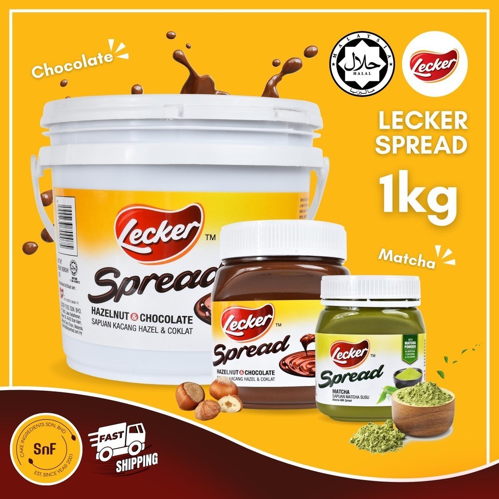 Lecker Hazelnut Spread Matcha Spread Topping Filling Cake Tapak Kuda ...