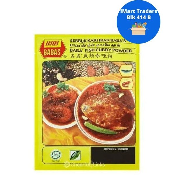 Baba’s Fish Curry Powder Original 250g | Shopee Singapore