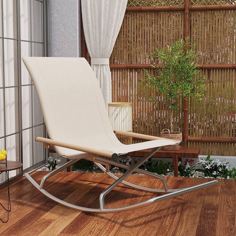 Lunch break bed, outdoor courtyard rocking chair, lounge chair, balcony ...
