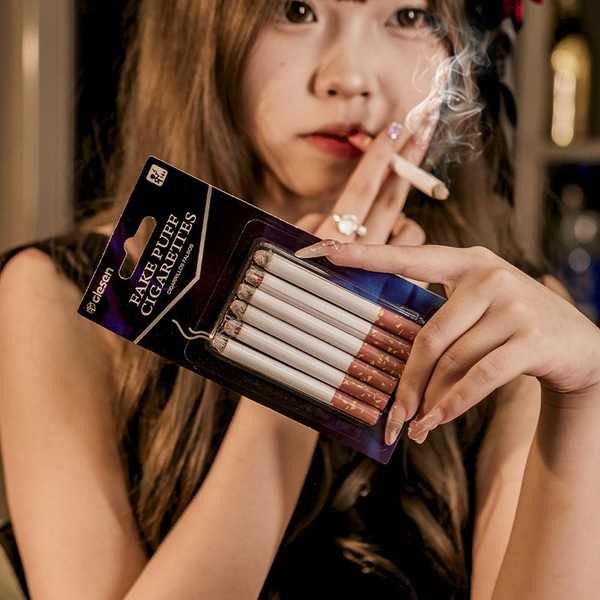 New Genuine Model Fake Smoke Simulation Toy Props Realistic Can Spit ...