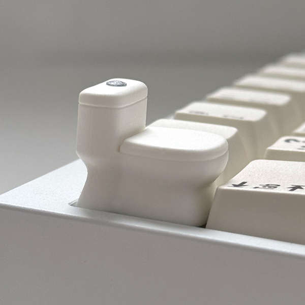 keycaps Fbb Original Unique Keycap Toilet Creative with Salary Shit ...