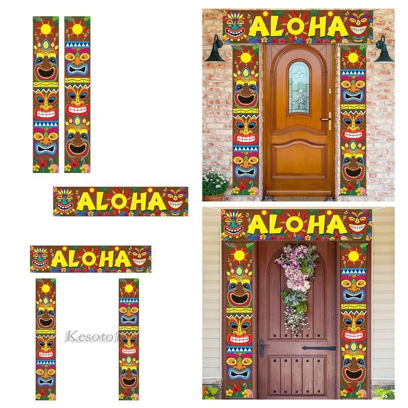 [Kesoto1] Party Decorations , Carnival Tropical Banner, Aloha Tropical ...