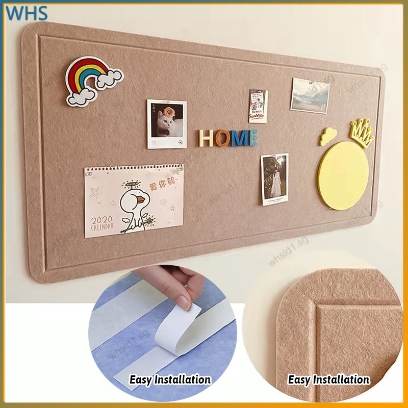 Colorful felt board message board works display cork board bulletin ...
