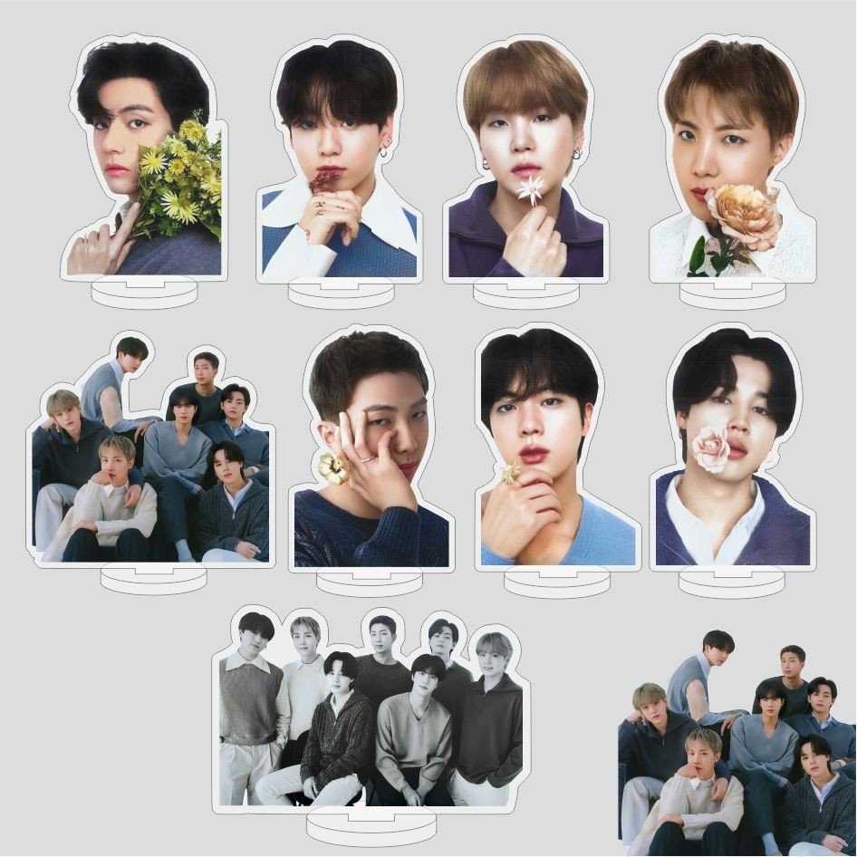 Kim Tae Hyung V Jung kook Jung kook BTS Acrylic Double-Sided High ...