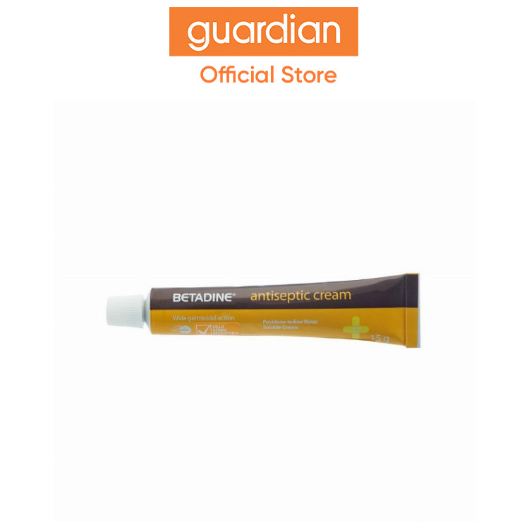 Betadine Antiseptic Cream PVP-I 5% W/V 15g | Shopee Singapore