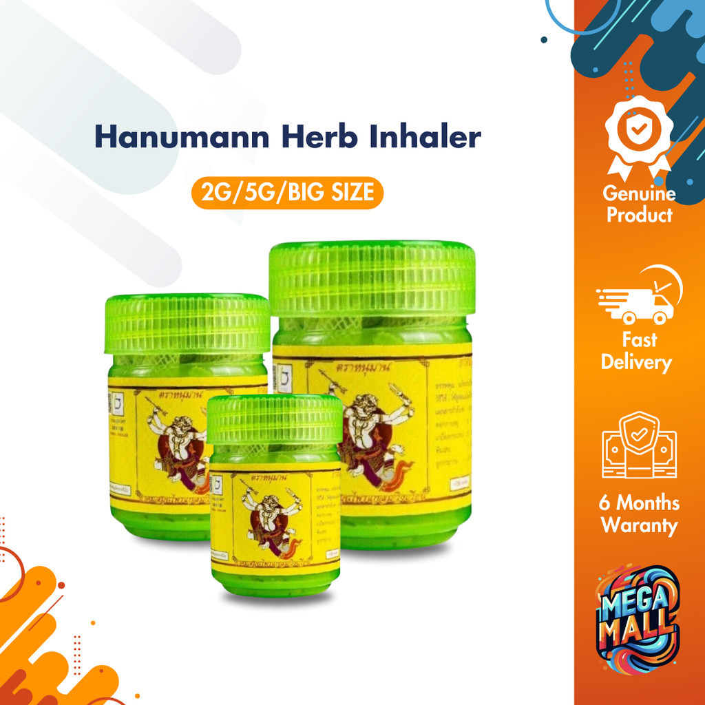 Hanumann Herb Inhaler 2g/5g/Big Size - Traditional Herbal Aroma ...