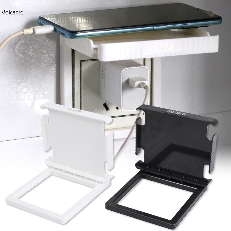 Creative Switch Socket Shelves Easy Wall Mount Plastic Power Outlet ...