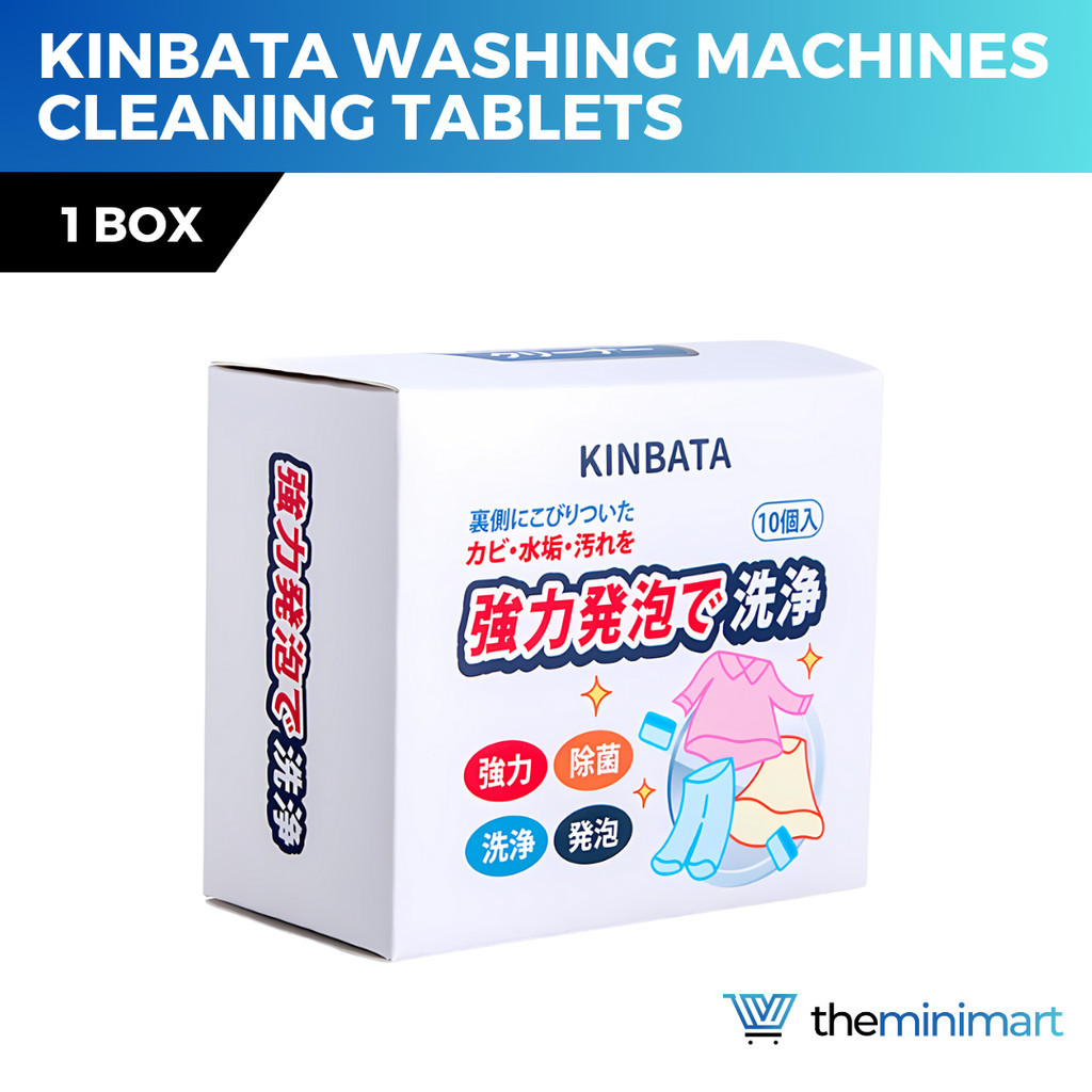 Kinbata Washing Machines Cleaning Tablets 1 Box For Powerful Deep Cleaning Sterilize ...