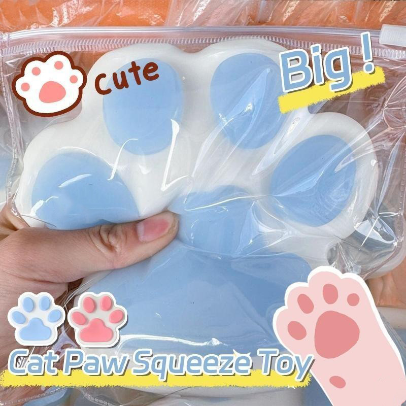 Large Size14cm Cat Paw Squeeze Toy Squeeze Cat Paw Toys Silicone PVC ...