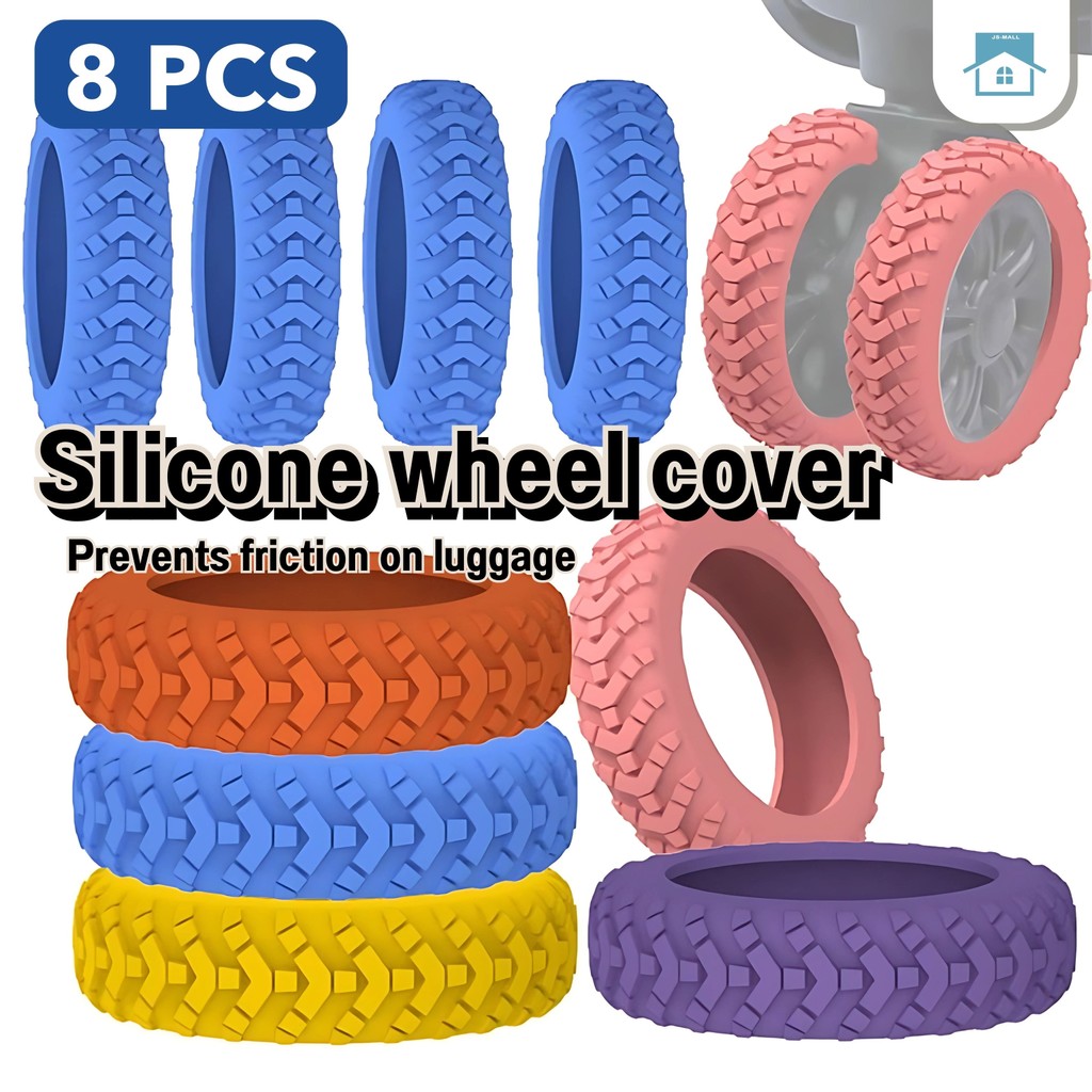 8pcs Luggage Wheel Protecter Suitcase Wheels Ring Luggage Wheel ...