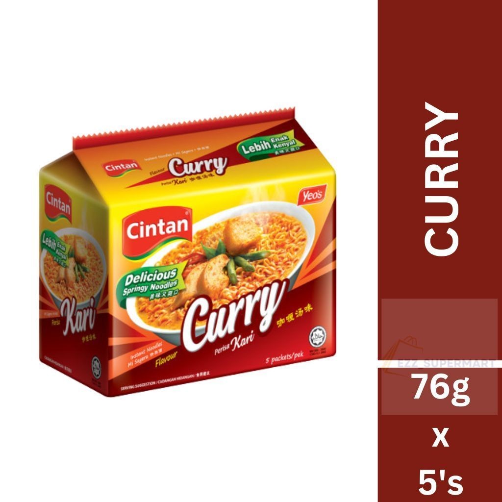 Cintan Instant Noodles Curry Flavor (76g x 5's) | Shopee Singapore