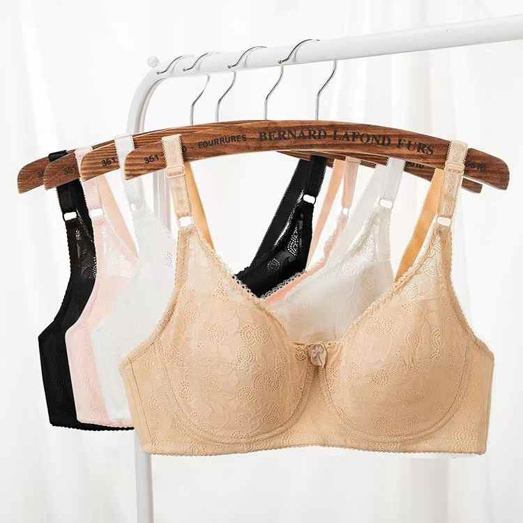 Ultrathin Bra Big Size Bra Size 38-48 Cup C D Full Cup Bra Wireless ...