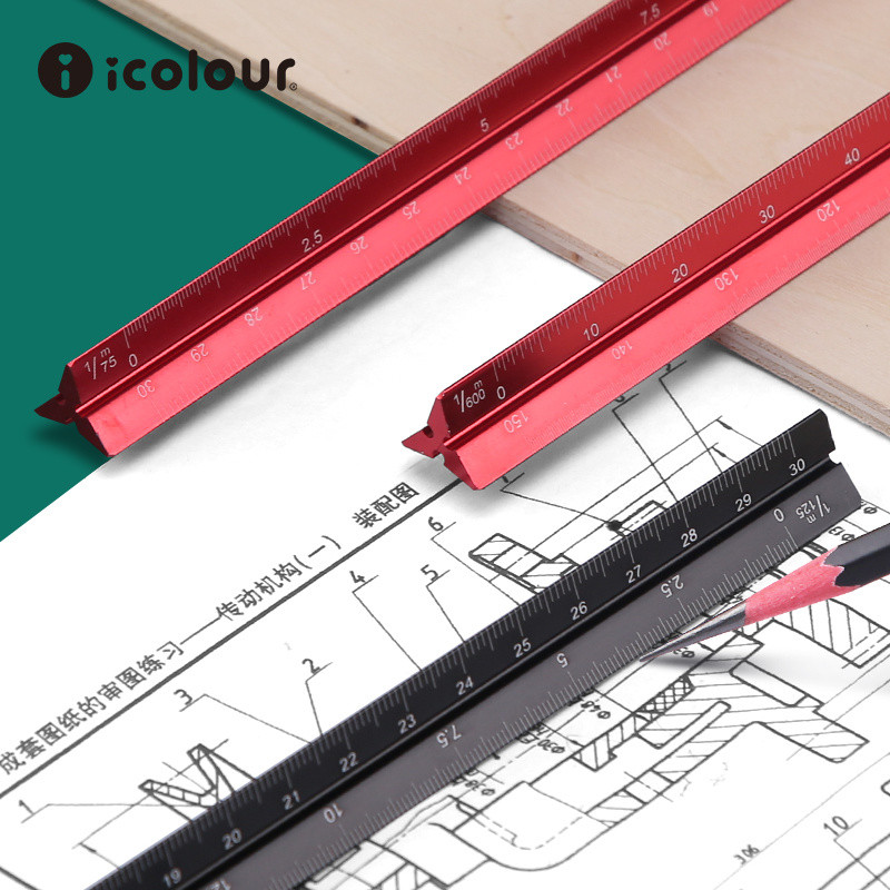 Shopee Official Acale Scale Triangular Drawing High Precision ...