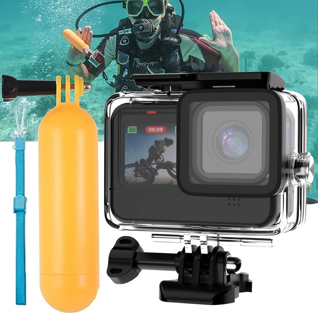 Waterproof Case And Waterproof Floating Hand Grip For GoPro Hero 12 ...