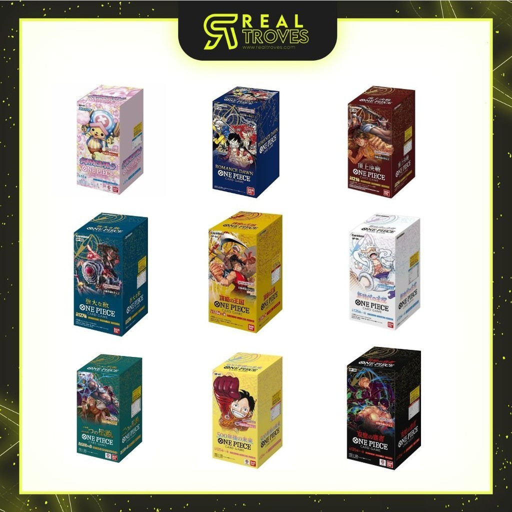 Bandai One Piece TCG Romance Dawn OP01,OP02,OP03,OP04,OP05,OP06,OP07 ...
