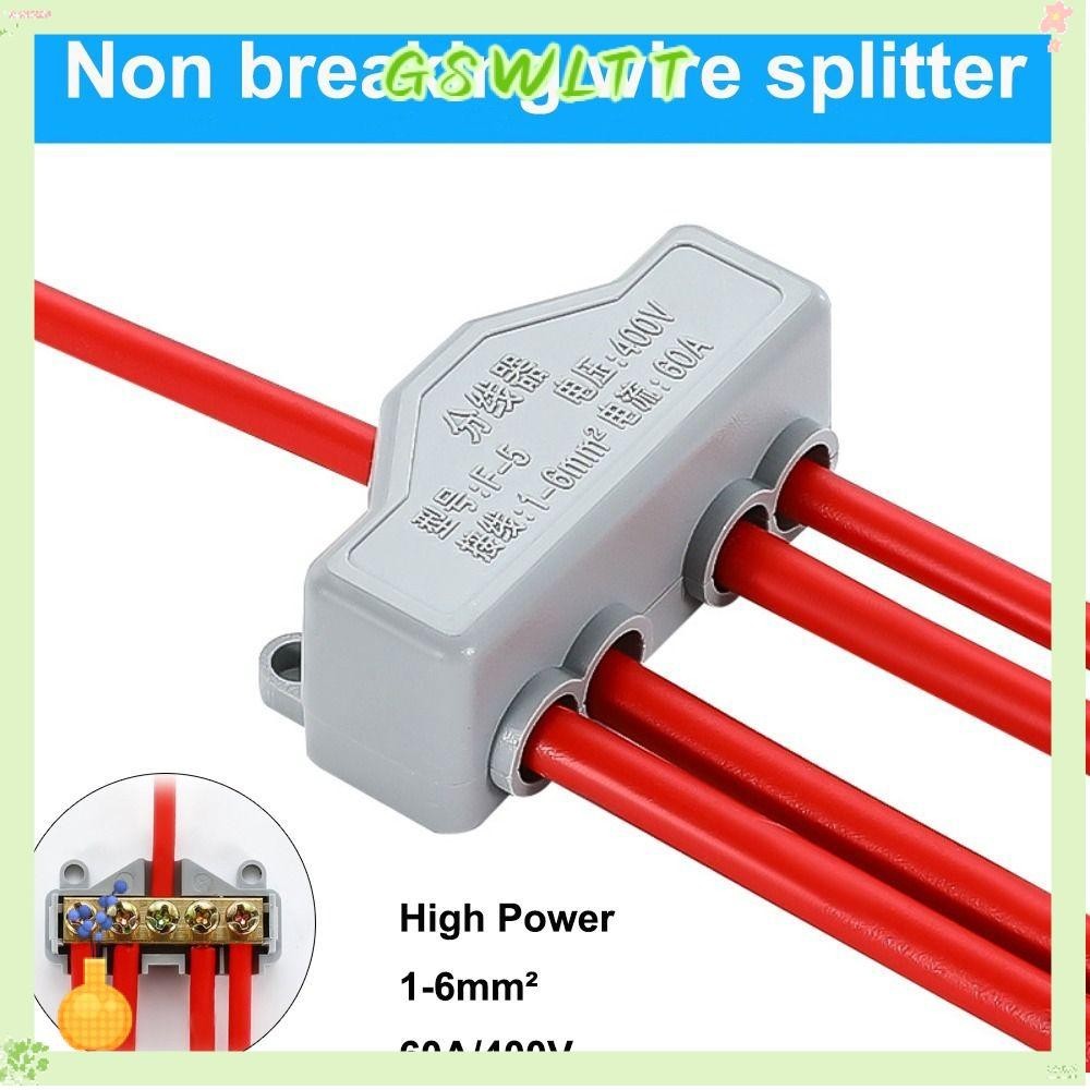 GSWLTT High Power Splitter, Conductor Brass High Power Quick Terminal ...