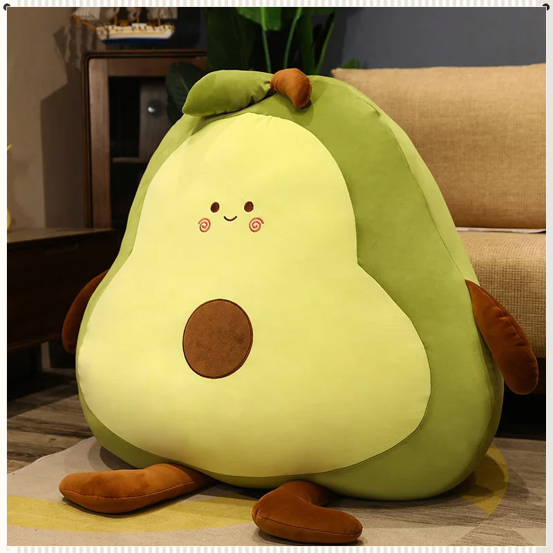 Avocado Doll Plush Toy Smile Avocado Doll Stuffed Doll Toys Kids Soft ...